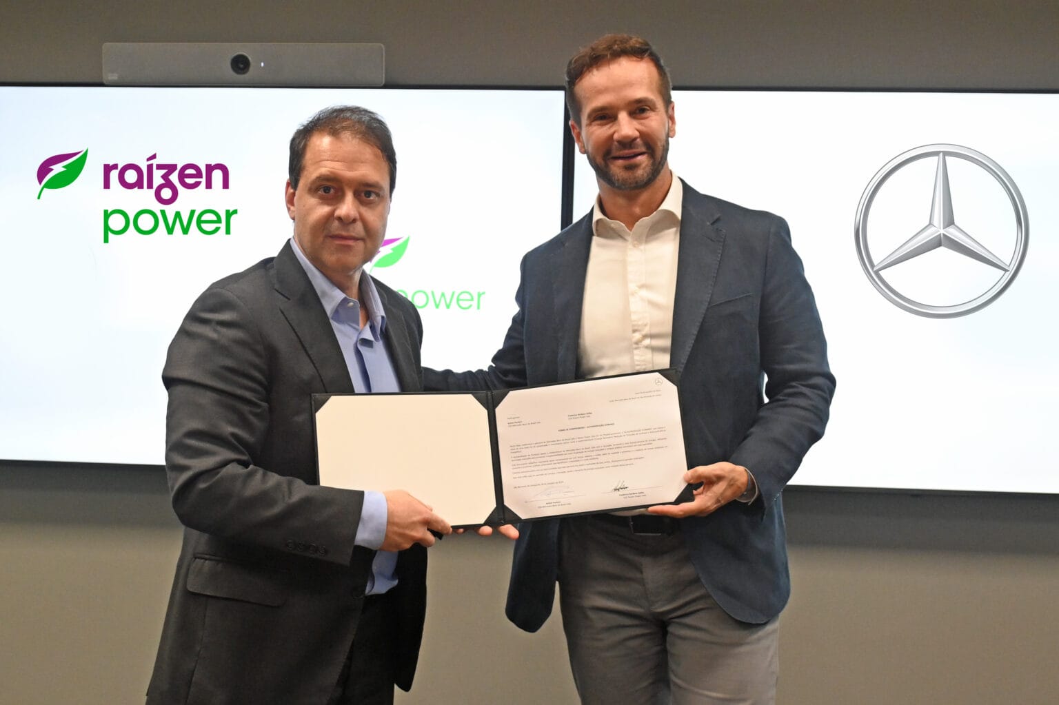Mercedes-Benz do Brasil e Raízen Power anunciam parceria em projeto de ...